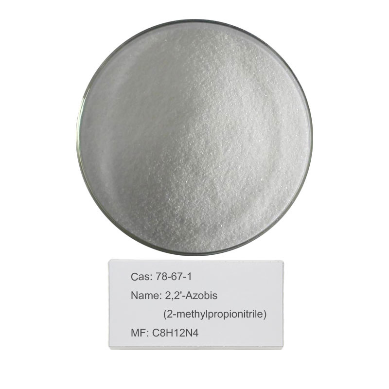 CAS 78-67-1 2,2'-Azobis(2-Methylpropionitrile) AIBN 아조 다른 니트릴 유기 과산화물 ...